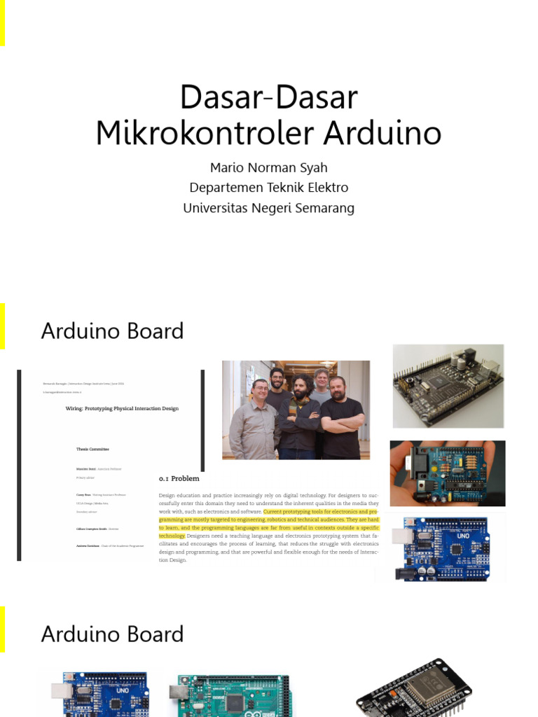 Mikrokontroler Arduino | PDF