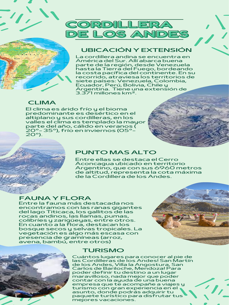 Cordillera de los andes | PDF
