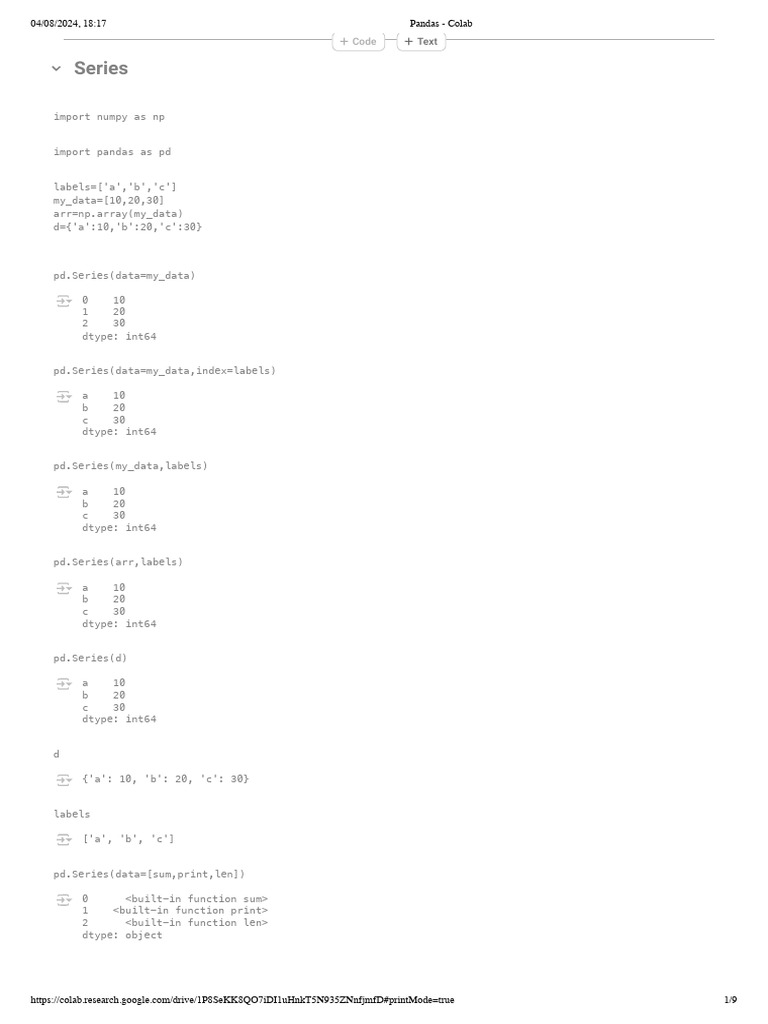 Pandas Colab Pdf Computer Science Computing 6429