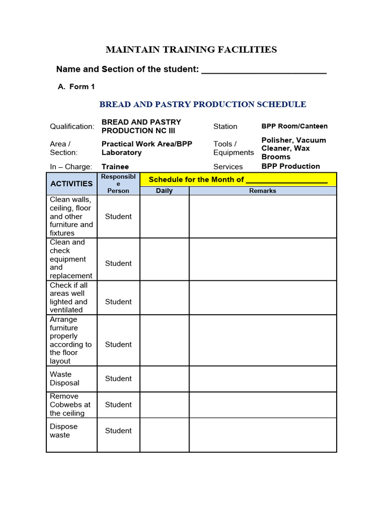 Bpp-Weekly Performance Tasks-2024-2025 | PDF