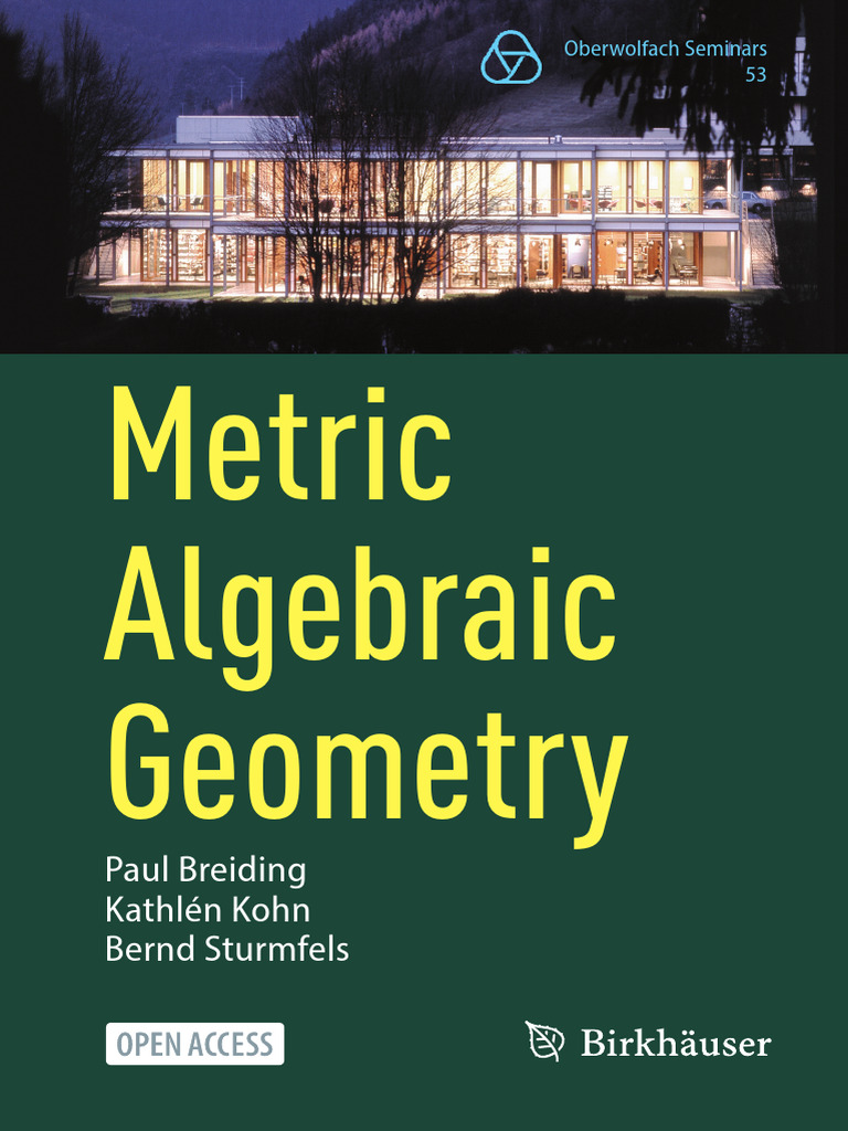 Metric Algebraic Geometry | PDF | Euclidean Space | Algebraic Geometry