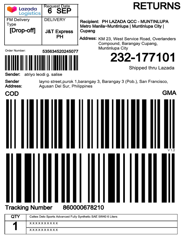 Return Label | PDF