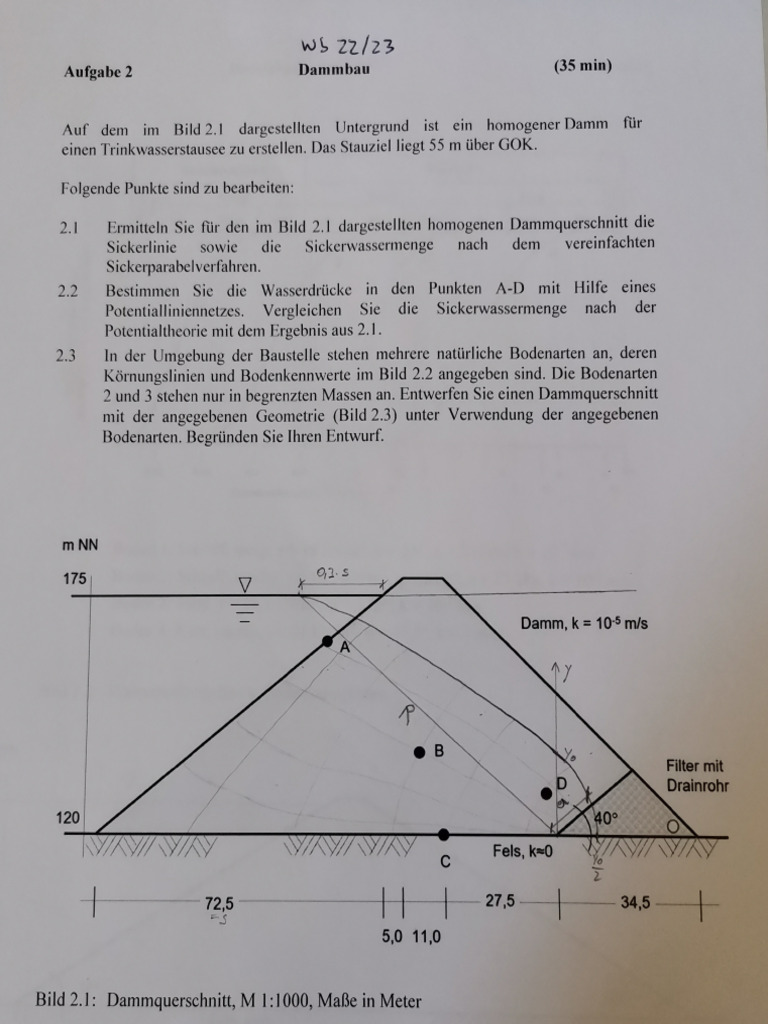 Aufgabe2 Dammbau | PDF