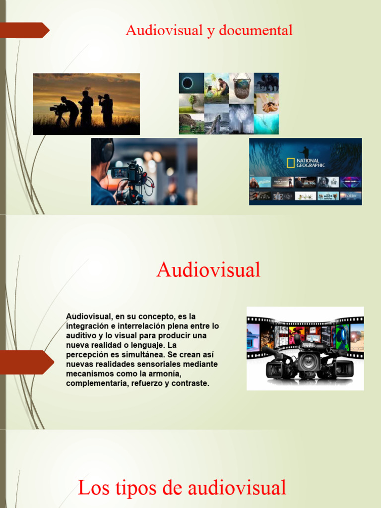 Tipos de Audiovisual y Documental | PDF