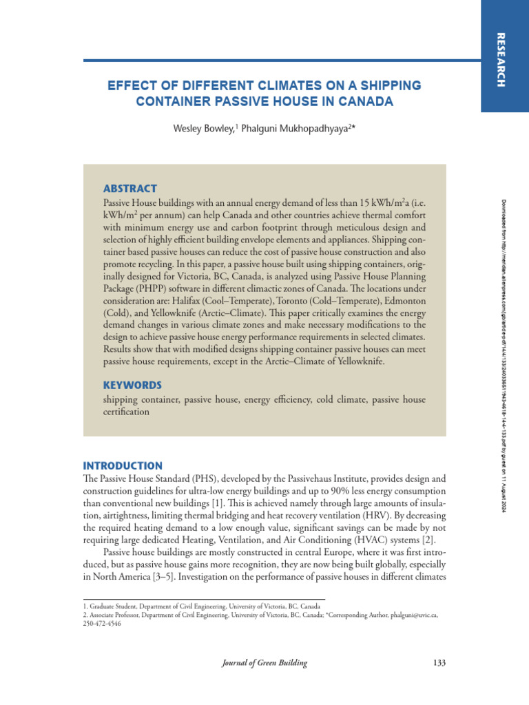 thermal analysis container passive | PDF | Building Insulation | Window