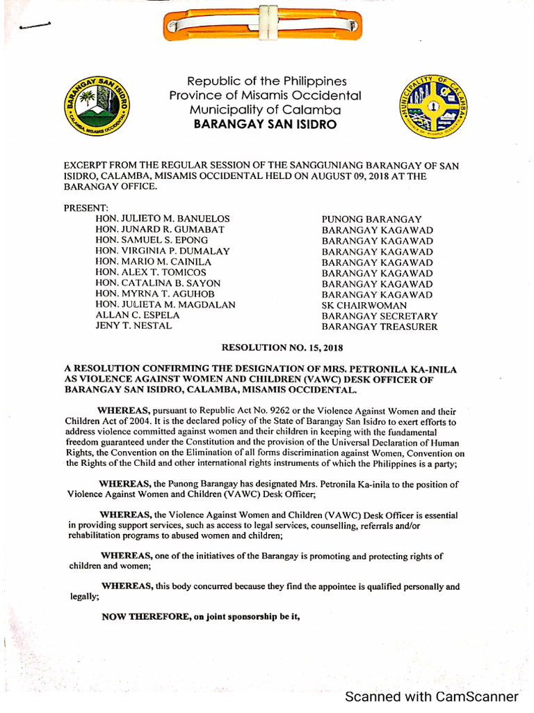 VAWC | PDF