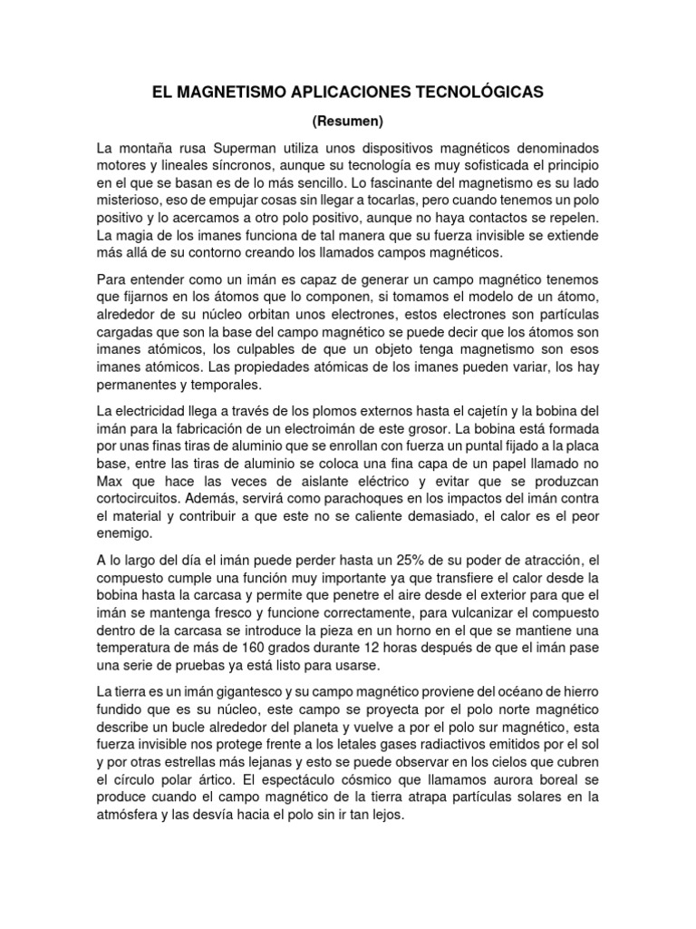 Clase Asincrona 2 | PDF | Imán | Magnetismo