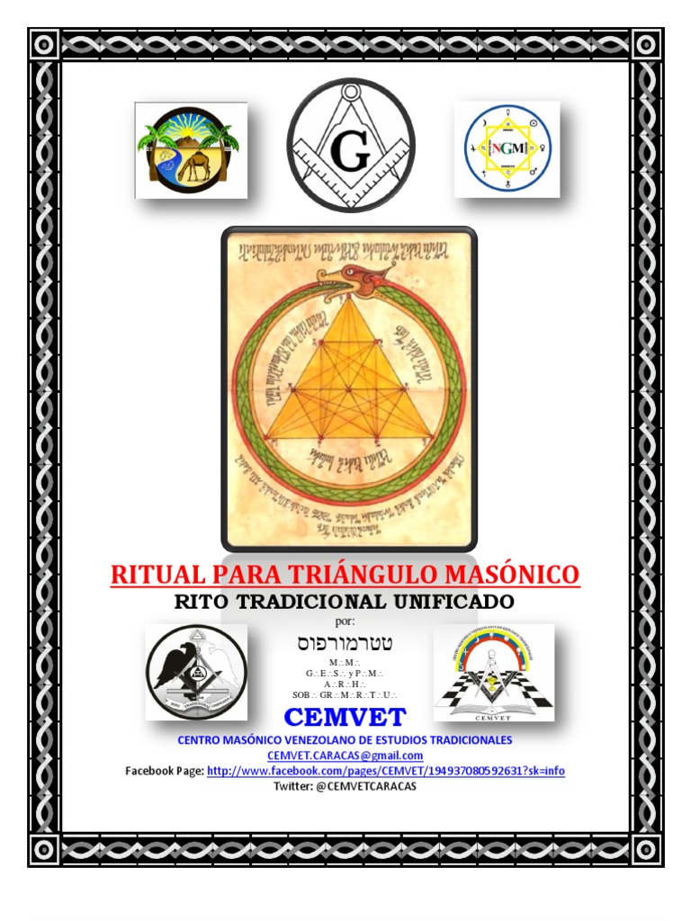 RITUAL PARA TRIÁNGULO MASÓNICO - RITO TRADICIONAL UNIFICADO | Masonería ...