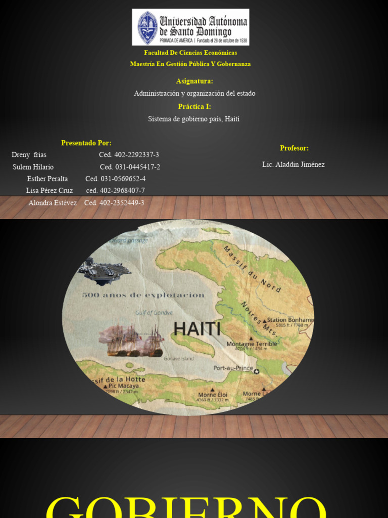 GOBIERNO DE HAITI | PDF | Haití | Democracia