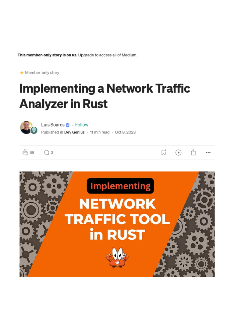 Implementing A Network Traffic Analyzer in Rust - by Luis Soares - Dev Genius | PDF ...
