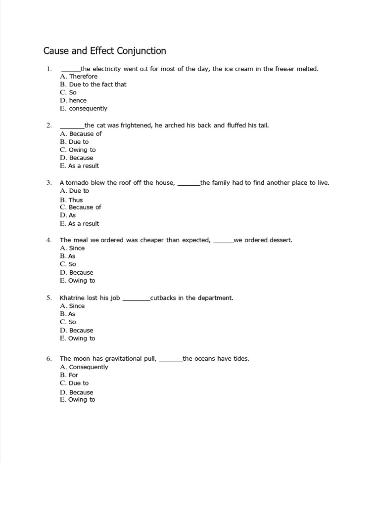 Cause and Effect Assessment | PDF | Eclipse | Shadow