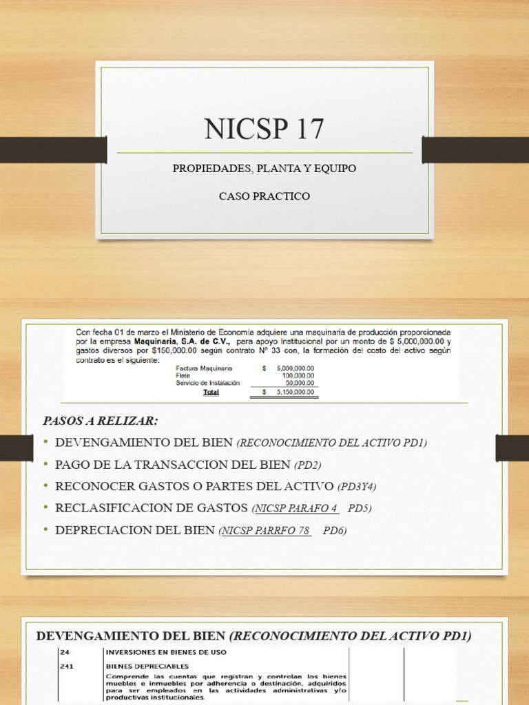 Caso Practico Nicsp 17 | PDF