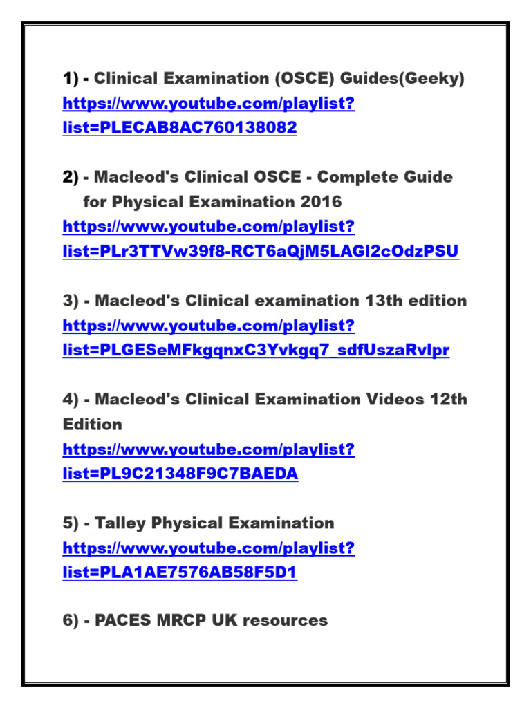 Clinical-Examination by DR Yasino | PDF | Physical Examination ...