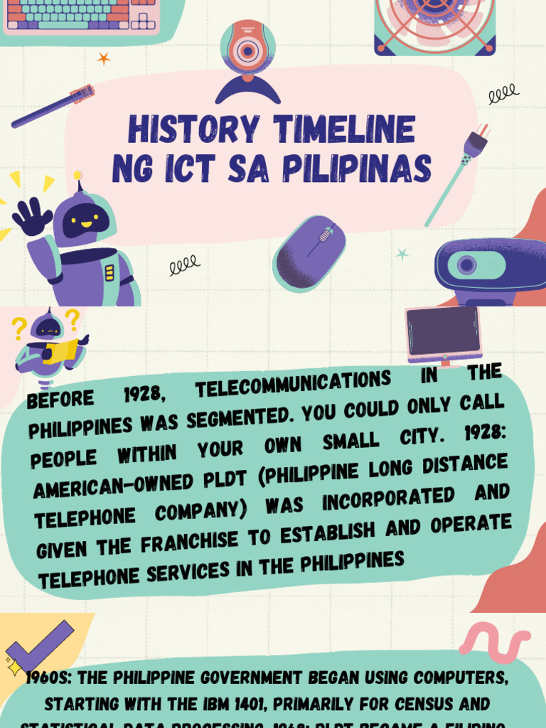 ICT History Timeline in the Philippines | PDF | Social Science