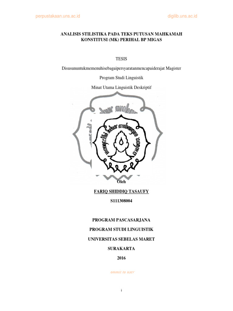 SAMPUL Dan HALAMAN PENGESAHAN | PDF | Ilmu Sosial