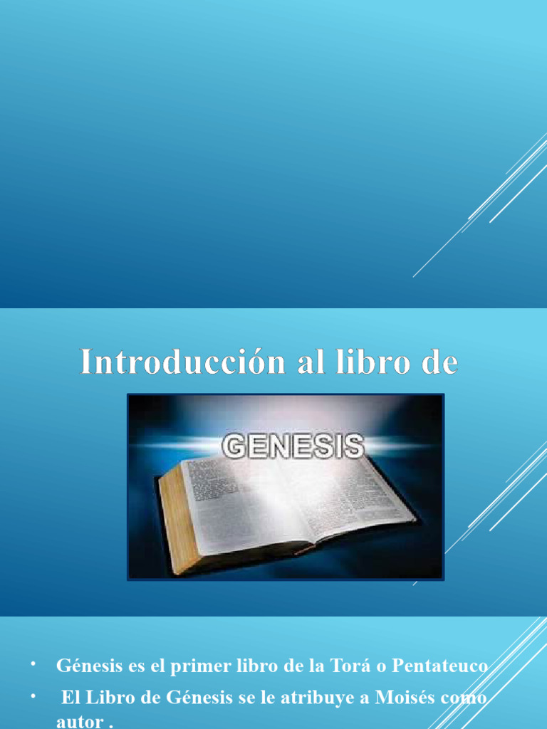 GENESIS | PDF | Libro del Génesis | Contenido bíblico