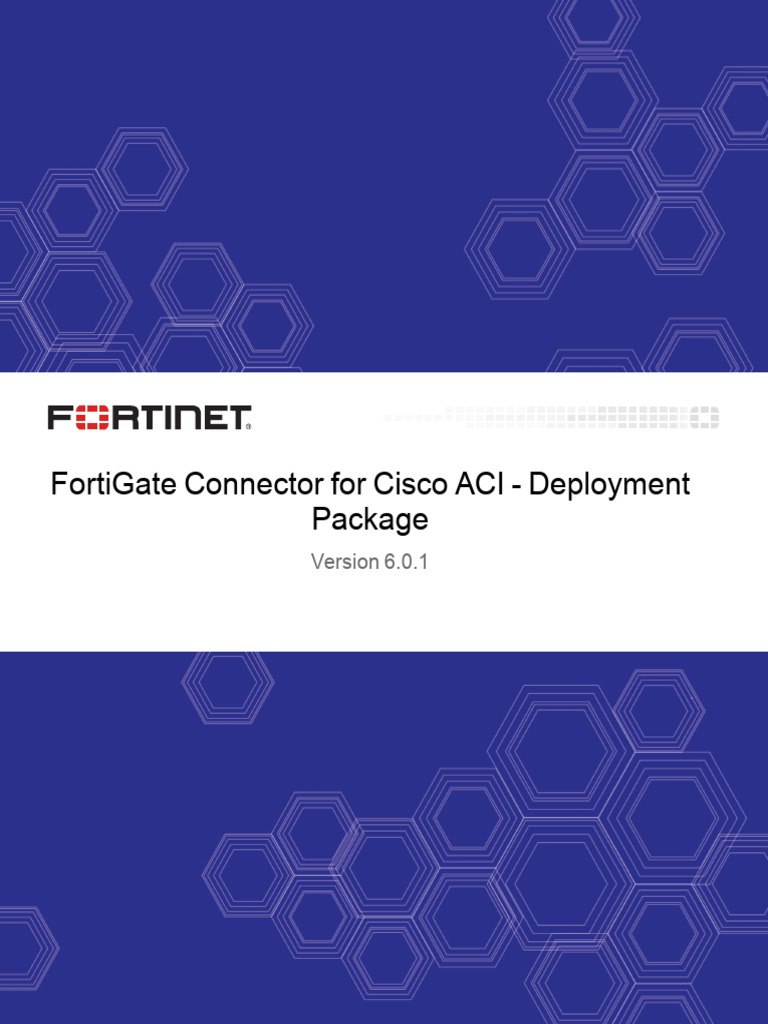 FortiGate Connector For Cisco ACI - Deployment Package Version 6.0.1 | PDF | Computer Network ...