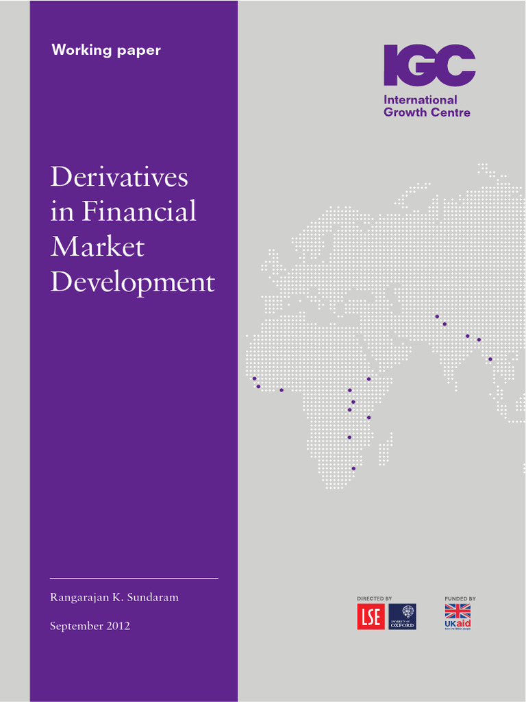 Article-Derivatives and Development | PDF | Derivative (Finance) | Swap ...