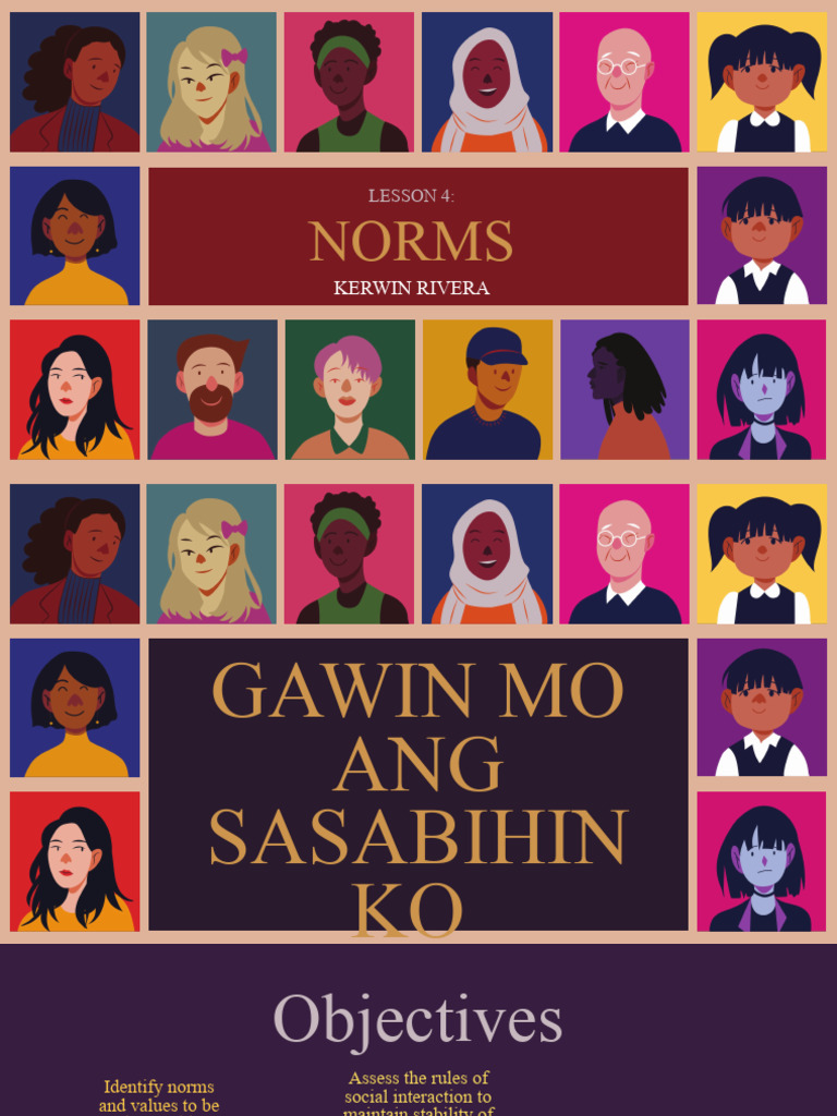 Lesson 4 Cultural Norm | PDF | Social Psychology | Psychology