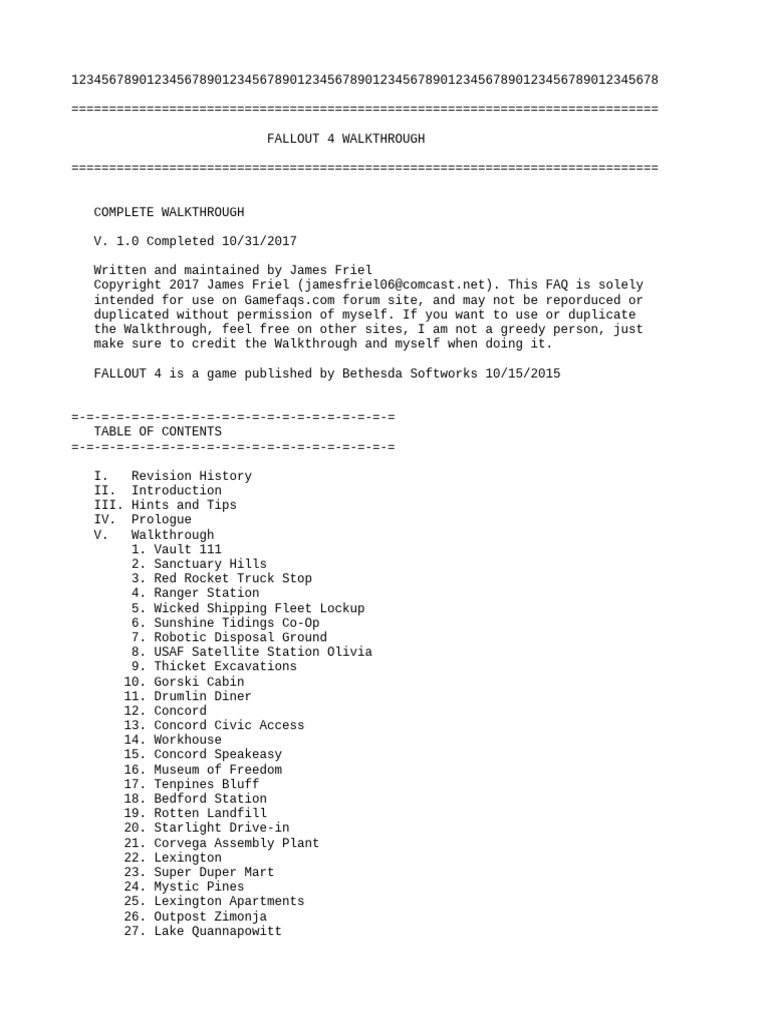 Fallout 4 Guide | PDF