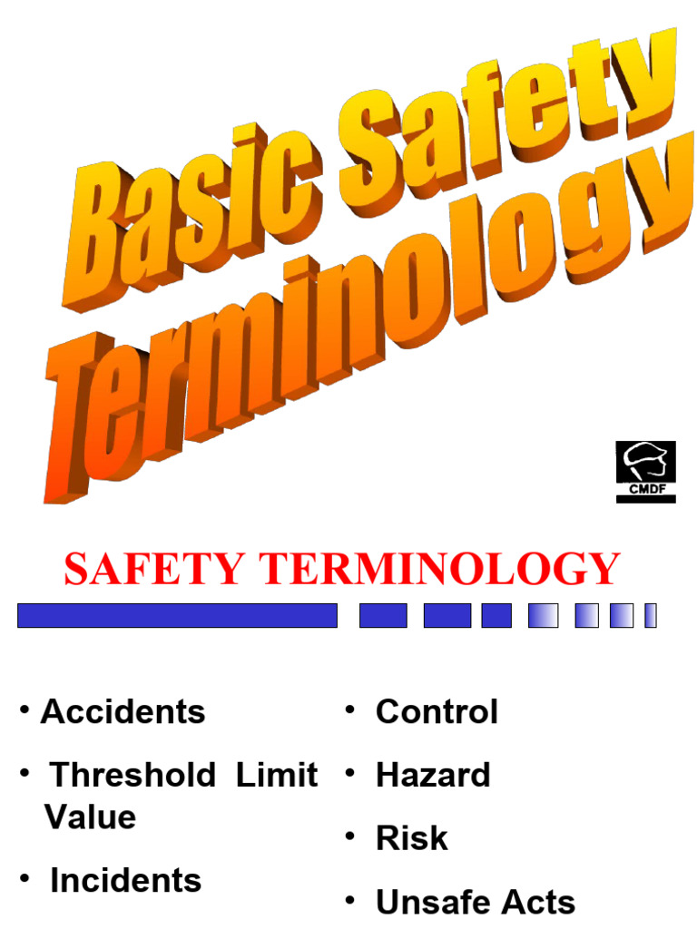 Safety Terminology | PDF | Safety | Hazards