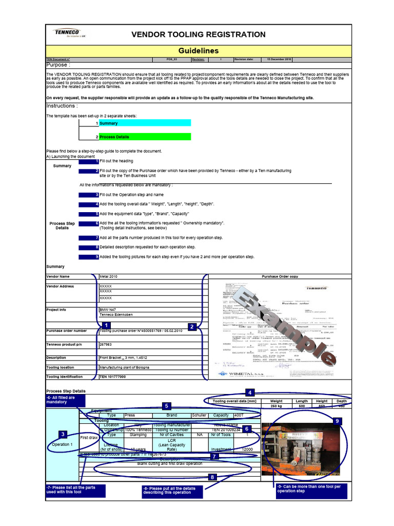 TEN VendorTooling | PDF