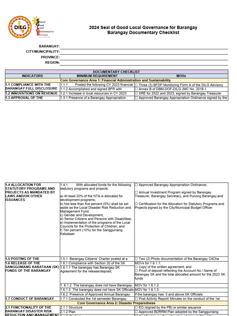 2024 Compiled SGLGB Forms | PDF 2024 Compiled SGLGB Forms | PDF