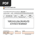 BADAC Document Transmittal Form Sample | PDF