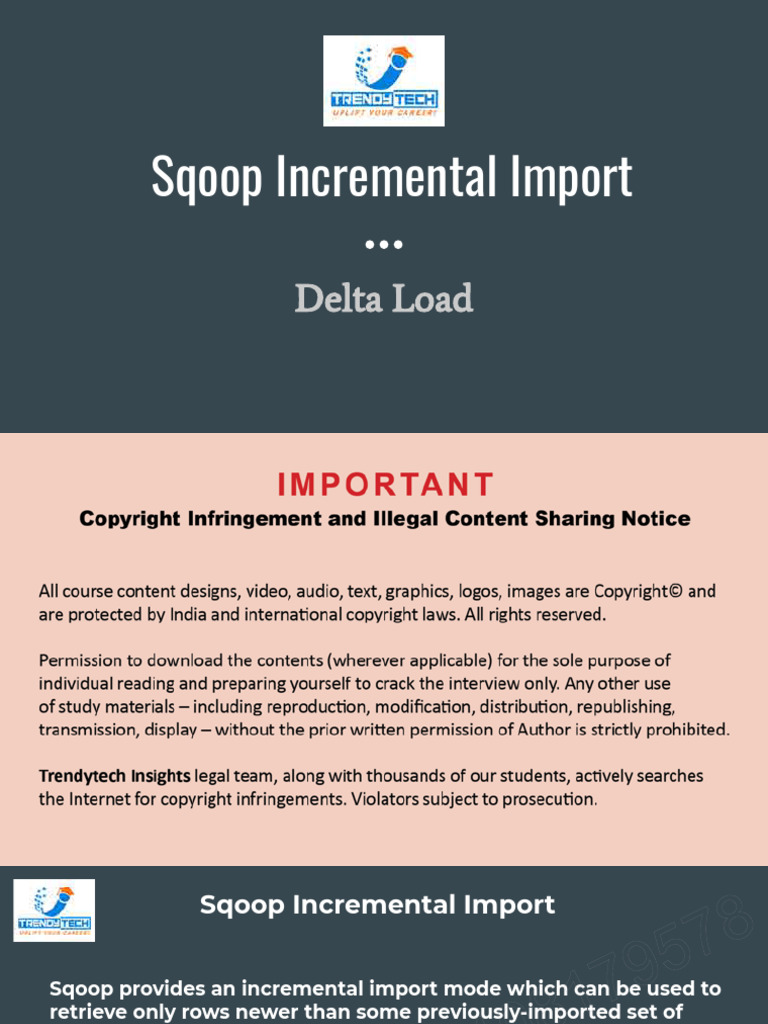 Sqoop Incremental Import PP 200913 222451 Unlocked | PDF | Information Retrieval | Data ...
