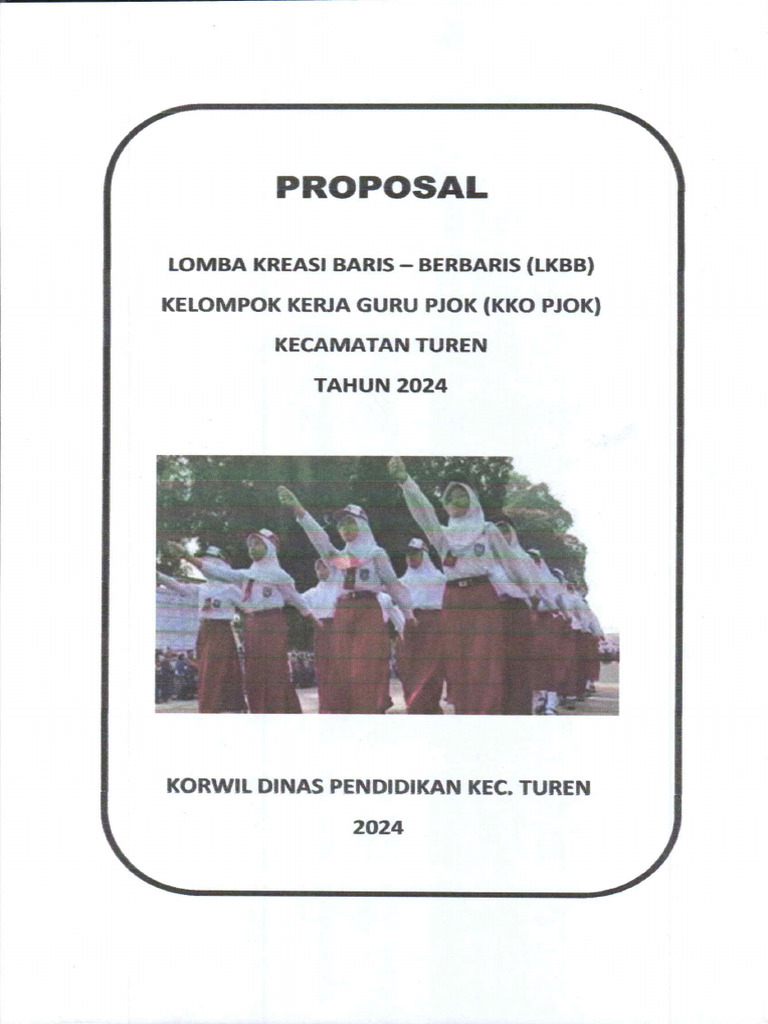 Proposal Lomba Baris 2024 | PDF