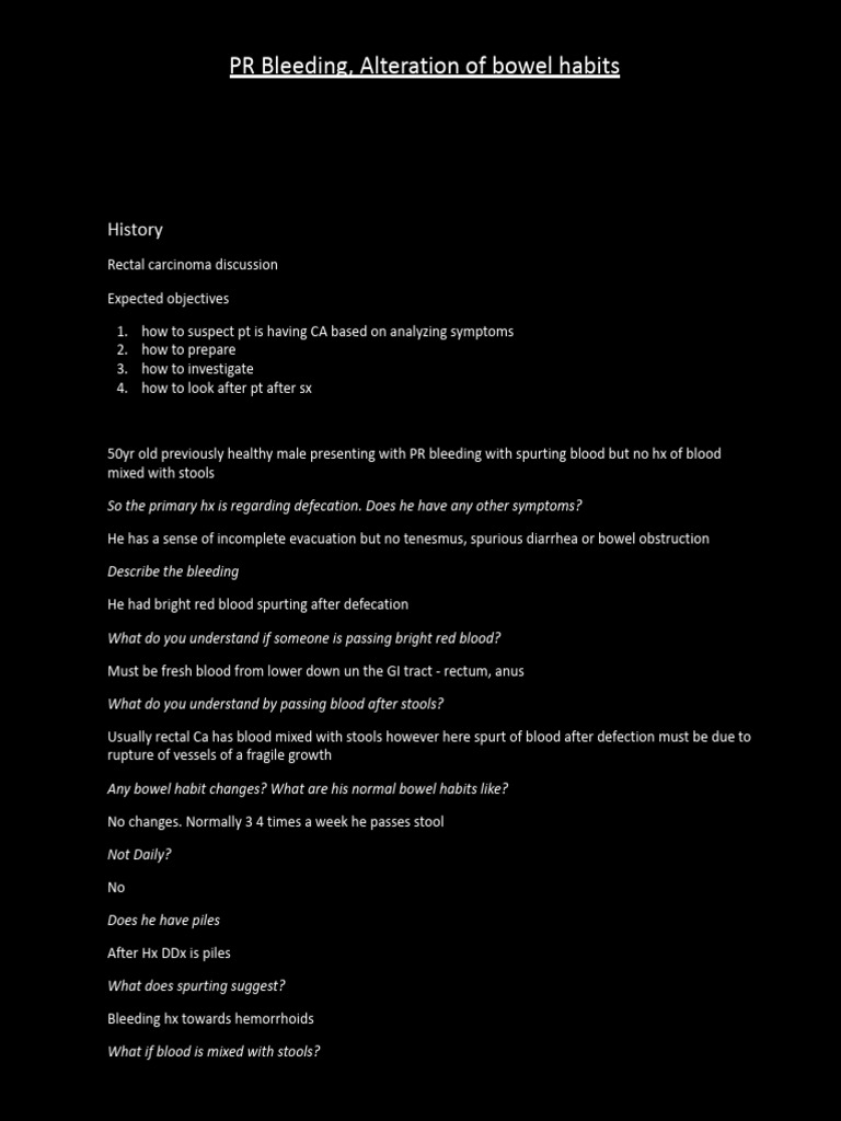 7 - PR Bleeding | PDF | Rectum | Hemorrhoid