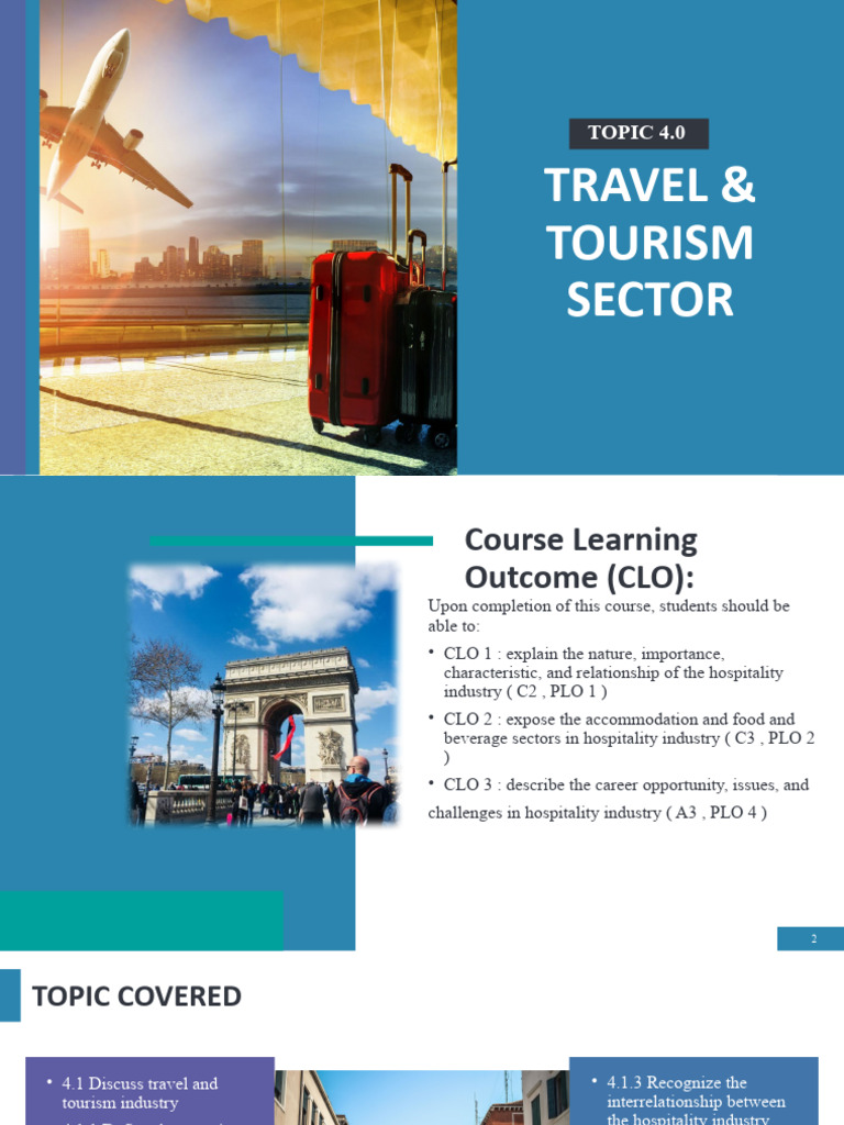 Travel and Tourism Industry Overview | PDF | Tourism | Internet Of Things