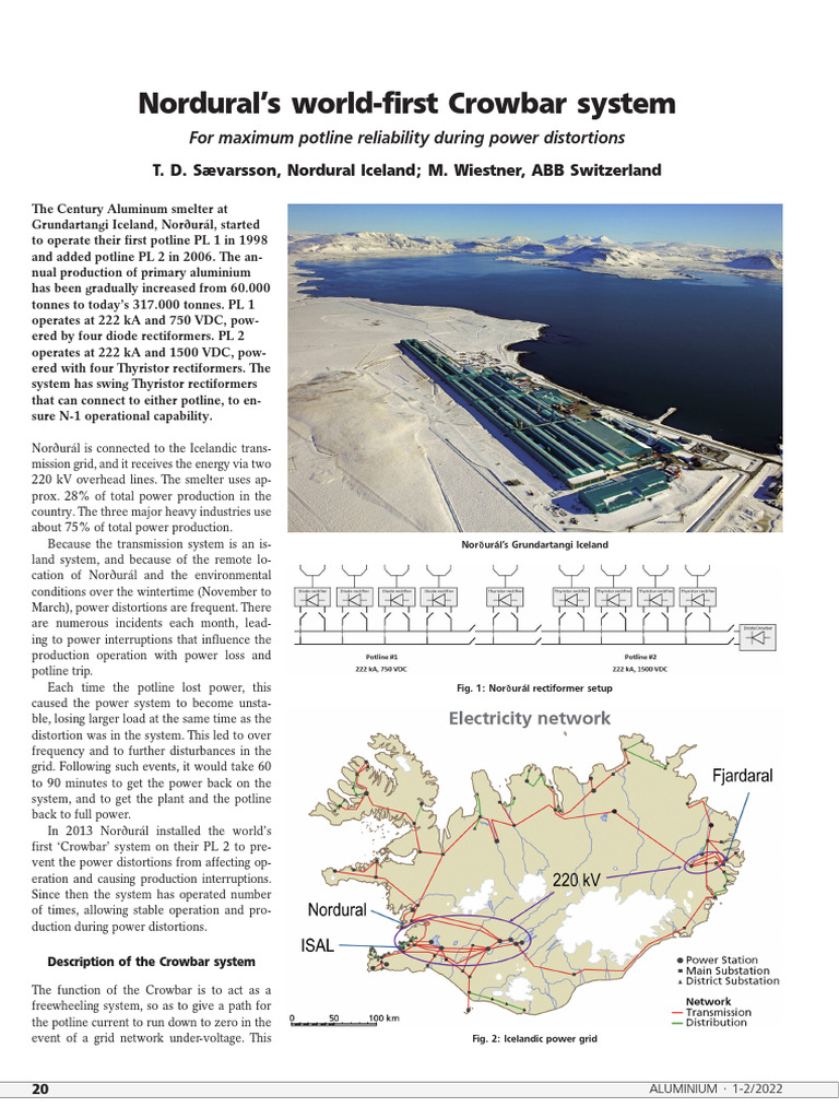 Nordural World-First Crowbar System - ABB - Aluminium 1-2022 | PDF ...