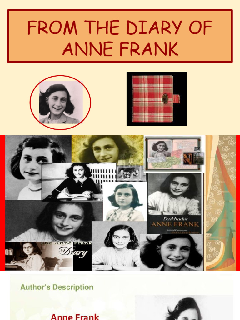 From the Diary of Anne Frank-1 | PDF | Anne Frank