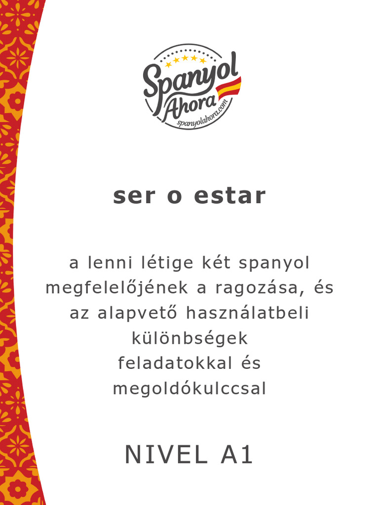 Uso y conjugación de "ser" y "estar" | PDF
