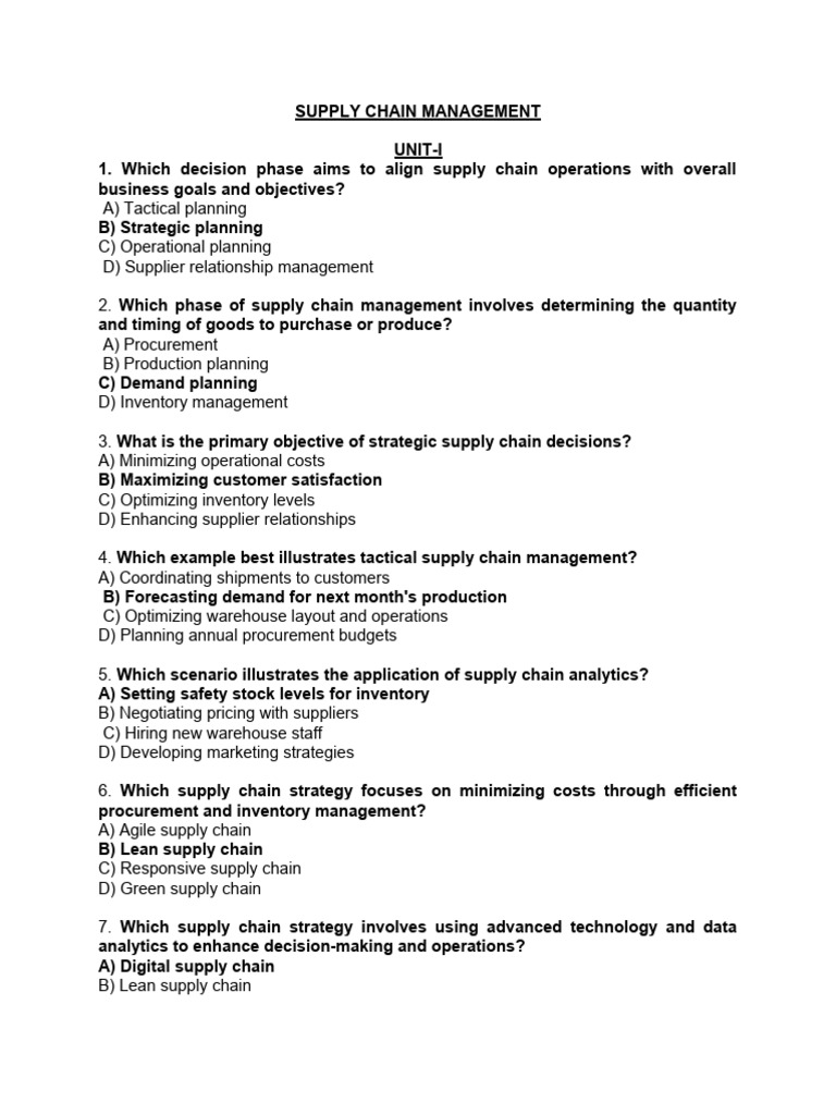 Supply Chain Management | PDF | Supply Chain | Lean Manufacturing