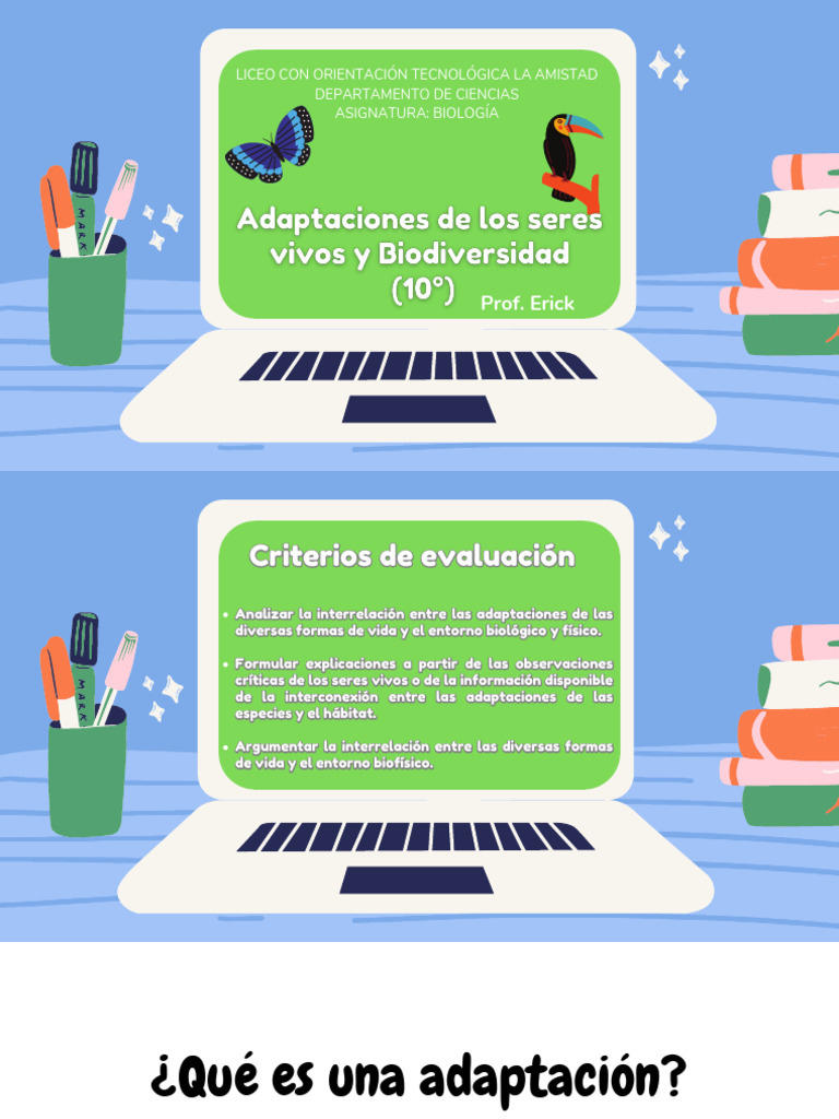 Adaptaciones Biológicas y su Impacto | PDF | Adaptación | Comportamiento