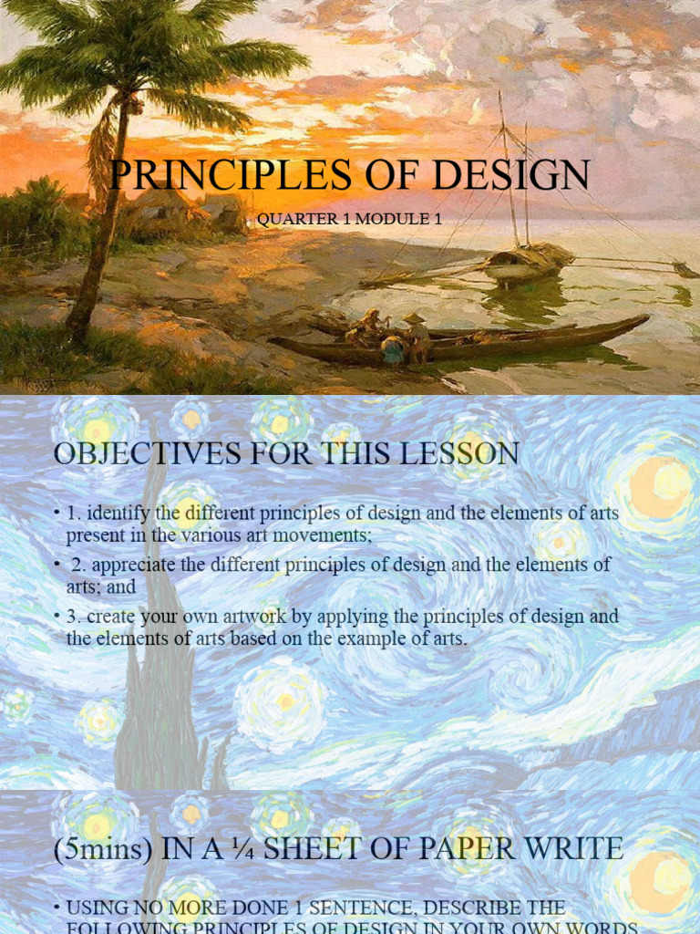 PRINCIPLES-OF-DESIGN | PDF | Composition (Visual Arts)