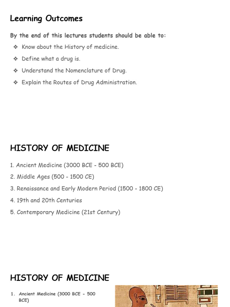 Lecture 1 1 How Drugs Work In The Body Drug Nomenclature And Routes Of Administration Pages