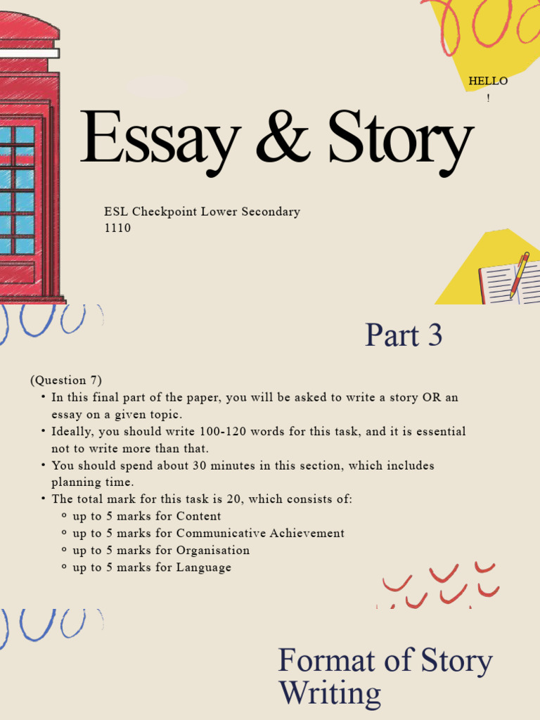 ESL Story & Essay Text Types Grade 7-8 | PDF | Essays | English Language