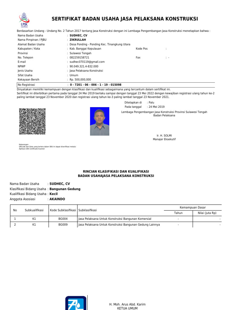 Sbujk Bangunan Gedung Contoh | PDF | Pengelolaan Keuangan & Uang