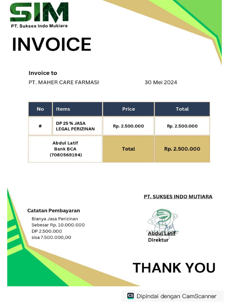 Invoice Apotek Hafiz | PDF