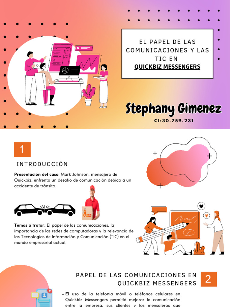 Presentación Caso Practico Importancia De Las Yic Pdf Teléfonos