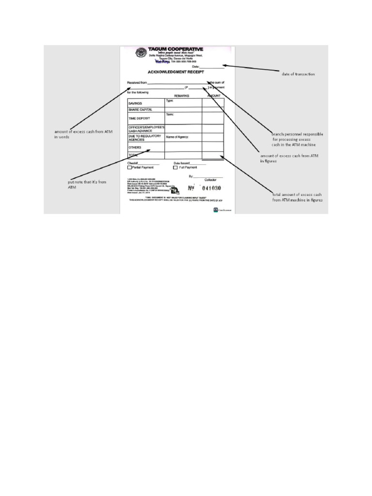 Sample Acknowledgement Receipt | PDF