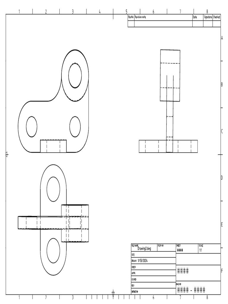 Drawing2-IsO A3 Title Block | PDF