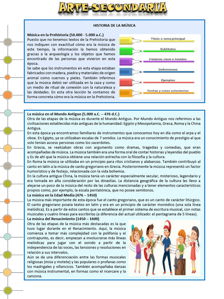 Historia de La Musica | PDF | Periodo Clásico (Música) | Musicología