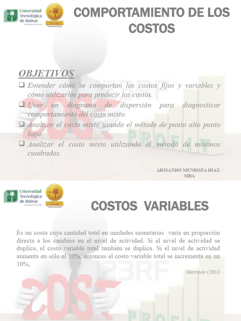 Análisis de Costos Mixtos y Métodos | PDF | Mínimos cuadrados ...