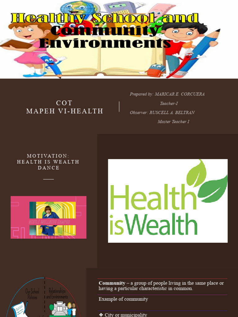 COT Health 6 2nd Quarter | PDF | Community