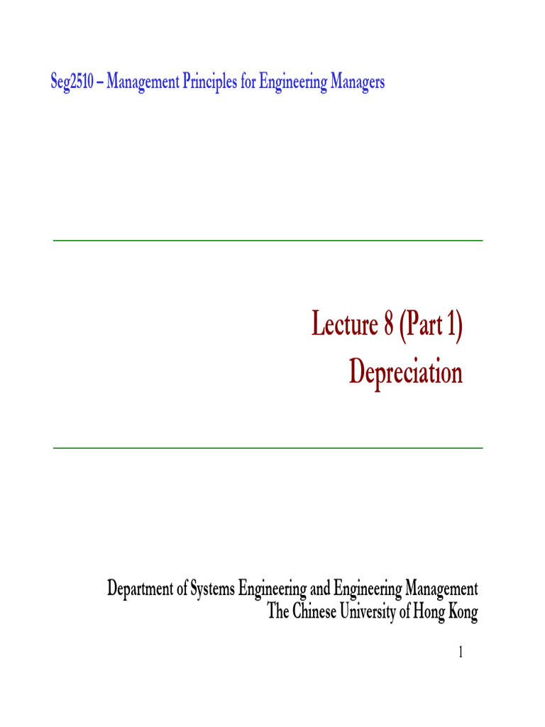 Understanding Depreciation Methods | PDF | Depreciation | Financial Accounting