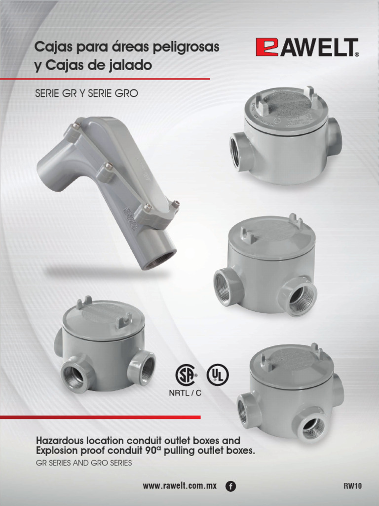 Cajas para Áreas Peligrosas y Cajas de Jalado: Serie GR Y Serie Gro | PDF | Ingeniería de ...